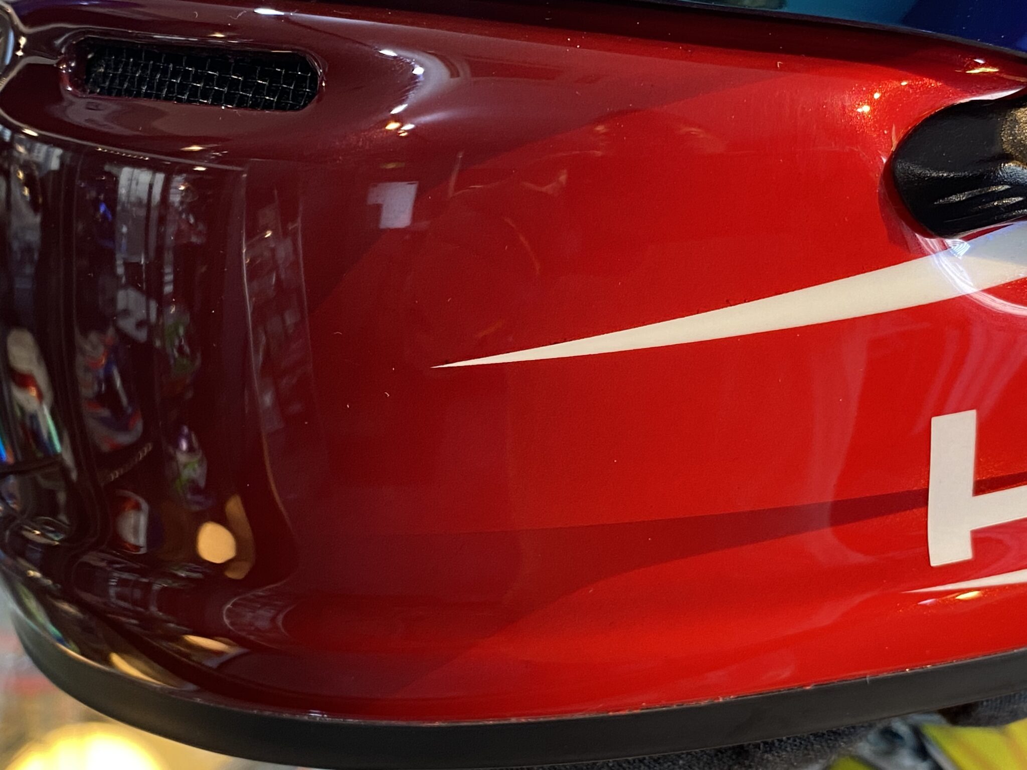 ヘルメット ペイント アライ 四輪 《HPTオリジナル red gradation》 ｜ Helmet Paint TOKYO - ヘルメット ...